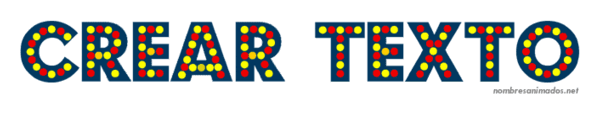 Gifs Animados de crear texto.