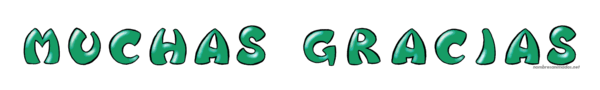 Gifs Animados de muchas gracias.