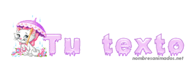 Gifs Animados de tu texto.