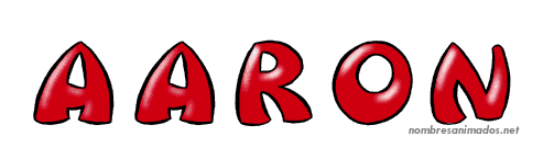 Gifs Animados del Nombre Aaron. Imágenes gifs. Firmas animadas