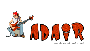 Gifs Animados del Nombre Adair. Imágenes gifs. Firmas animadas