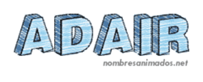 Gifs Animados del Nombre Adair. Imágenes gifs. Firmas animadas