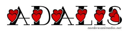 Gifs Animados del Nombre Adalis. Imágenes gifs. Firmas animadas