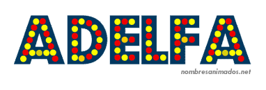 Gifs Animados del Nombre Adelfa. Imágenes gifs. Firmas animadas