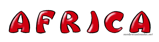 Gifs Animados del Nombre África. Imágenes gifs. Firmas animadas