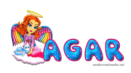 Gifs Animados del Nombre Agar. Imágenes gifs. Firmas animadas