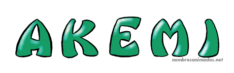 Gifs Animados del Nombre Akemi. Imágenes gifs. Firmas animadas