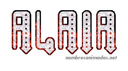 Gifs Animados del Nombre Alaia. Imágenes gifs. Firmas animadas