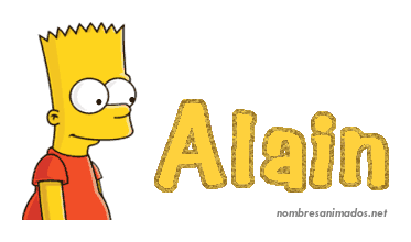 Gifs Animados del Nombre Alain. Imágenes gifs. Firmas animadas