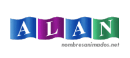 Gifs Animados del Nombre Alan. Imágenes gifs. Firmas animadas