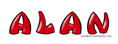 Gifs Animados del Nombre Alan. Imágenes gifs. Firmas animadas