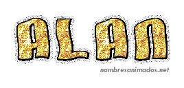 Gifs Animados del Nombre Alan. Imágenes gifs. Firmas animadas