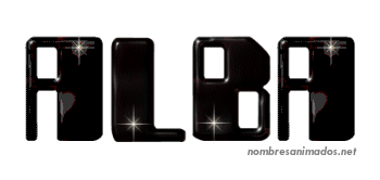 Gifs Animados del Nombre Alba. Imágenes gifs. Firmas animadas