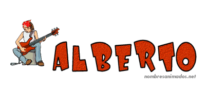 Gifs Animados del Nombre Alberto. Imágenes gifs. Firmas animadas