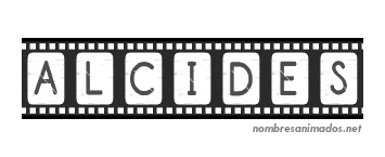 Gifs Animados del Nombre Alcides. Imágenes gifs. Firmas animadas