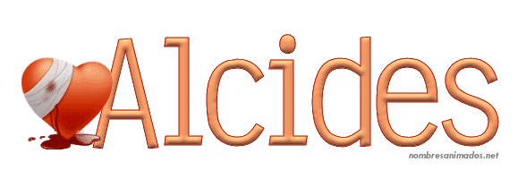 Gifs Animados del Nombre Alcides. Imágenes gifs. Firmas animadas