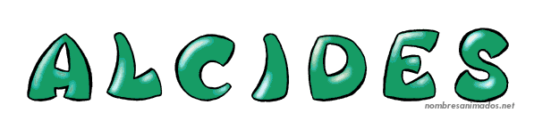 Gifs Animados del Nombre Alcides. Imágenes gifs. Firmas animadas
