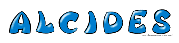 Gifs Animados del Nombre Alcides. Imágenes gifs. Firmas animadas