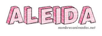 Gifs Animados del Nombre Aleida. Imágenes gifs. Firmas animadas