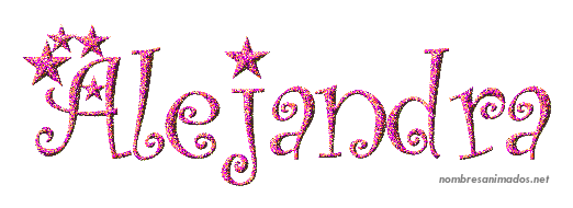 Gifs Animados del Nombre Alejandra - 0553