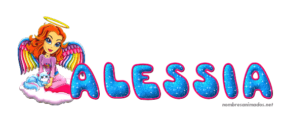 Gifs Animados del Nombre Alessia. Imágenes gifs. Firmas animadas