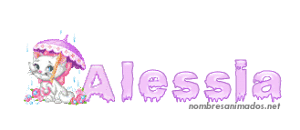 Gifs Animados del Nombre Alessia. Imágenes gifs. Firmas animadas