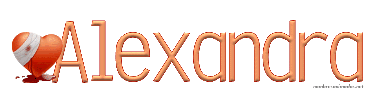 Gifs Animados del Nombre alexandra. Imágenes gifs. Firmas animadas