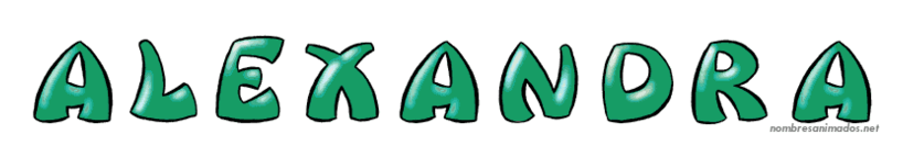 Gifs Animados del Nombre alexandra. Imágenes gifs. Firmas animadas