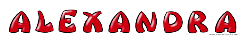 Gifs Animados del Nombre alexandra. Imágenes gifs. Firmas animadas