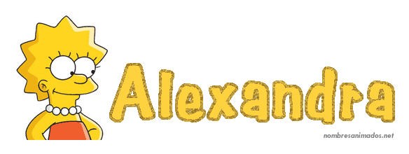 Gifs Animados del Nombre alexandra. Imágenes gifs. Firmas animadas