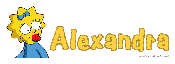 Gifs Animados del Nombre alexandra. Imágenes gifs. Firmas animadas