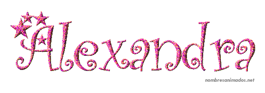 Gifs Animados del Nombre alexandra. Imágenes gifs. Firmas animadas