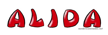 Gifs Animados del Nombre Alida. Imágenes gifs. Firmas animadas