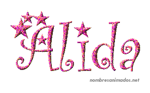 Gifs Animados del Nombre Alida. Imágenes gifs. Firmas animadas