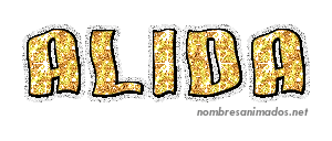 Gifs Animados del Nombre Alida. Imágenes gifs. Firmas animadas