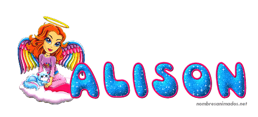 Gifs Animados del Nombre Alison. Imágenes gifs. Firmas animadas