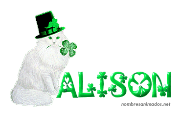 Gifs Animados del Nombre Alison. Imágenes gifs. Firmas animadas