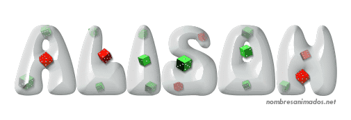 Gifs Animados del Nombre Alison. Imágenes gifs. Firmas animadas