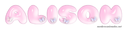 Gifs Animados del Nombre Alison. Imágenes gifs. Firmas animadas