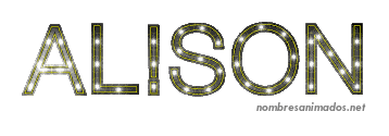Gifs Animados del Nombre Alison. Imágenes gifs. Firmas animadas