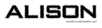 Gifs Animados del Nombre Alison. Imágenes gifs. Firmas animadas