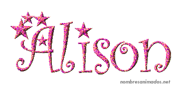 Gifs Animados del Nombre Alison. Imágenes gifs. Firmas animadas