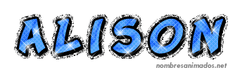 Gifs Animados del Nombre Alison. Imágenes gifs. Firmas animadas