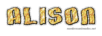 Gifs Animados del Nombre Alison. Imágenes gifs. Firmas animadas