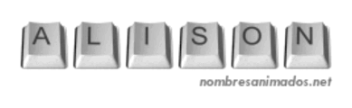 Gifs Animados del Nombre Alison. Imágenes gifs. Firmas animadas