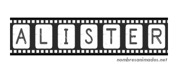 Gifs Animados del Nombre Alister. Imágenes gifs. Firmas animadas
