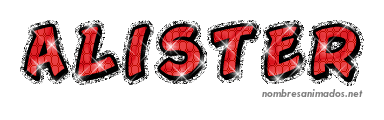 Gifs Animados del Nombre Alister. Imágenes gifs. Firmas animadas