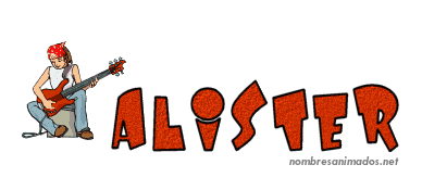 Gifs Animados del Nombre Alister. Imágenes gifs. Firmas animadas