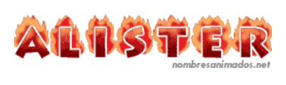 Gifs Animados del Nombre Alister. Imágenes gifs. Firmas animadas