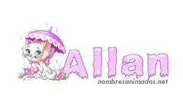 Gifs Animados del Nombre Allan. Imágenes gifs. Firmas animadas